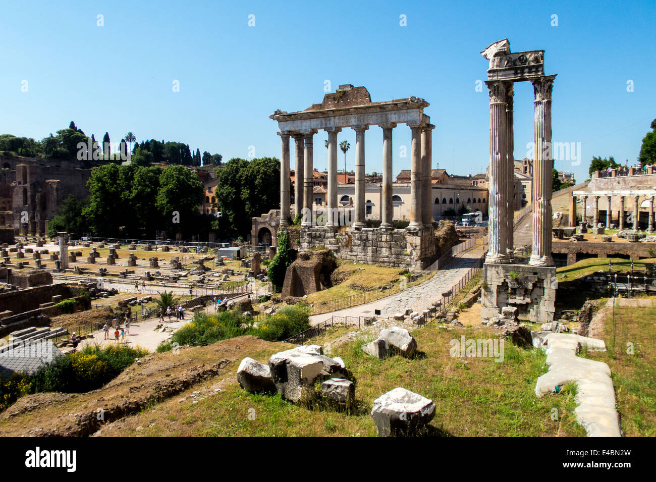 The Forum in Rome Stock Photo - Alamy