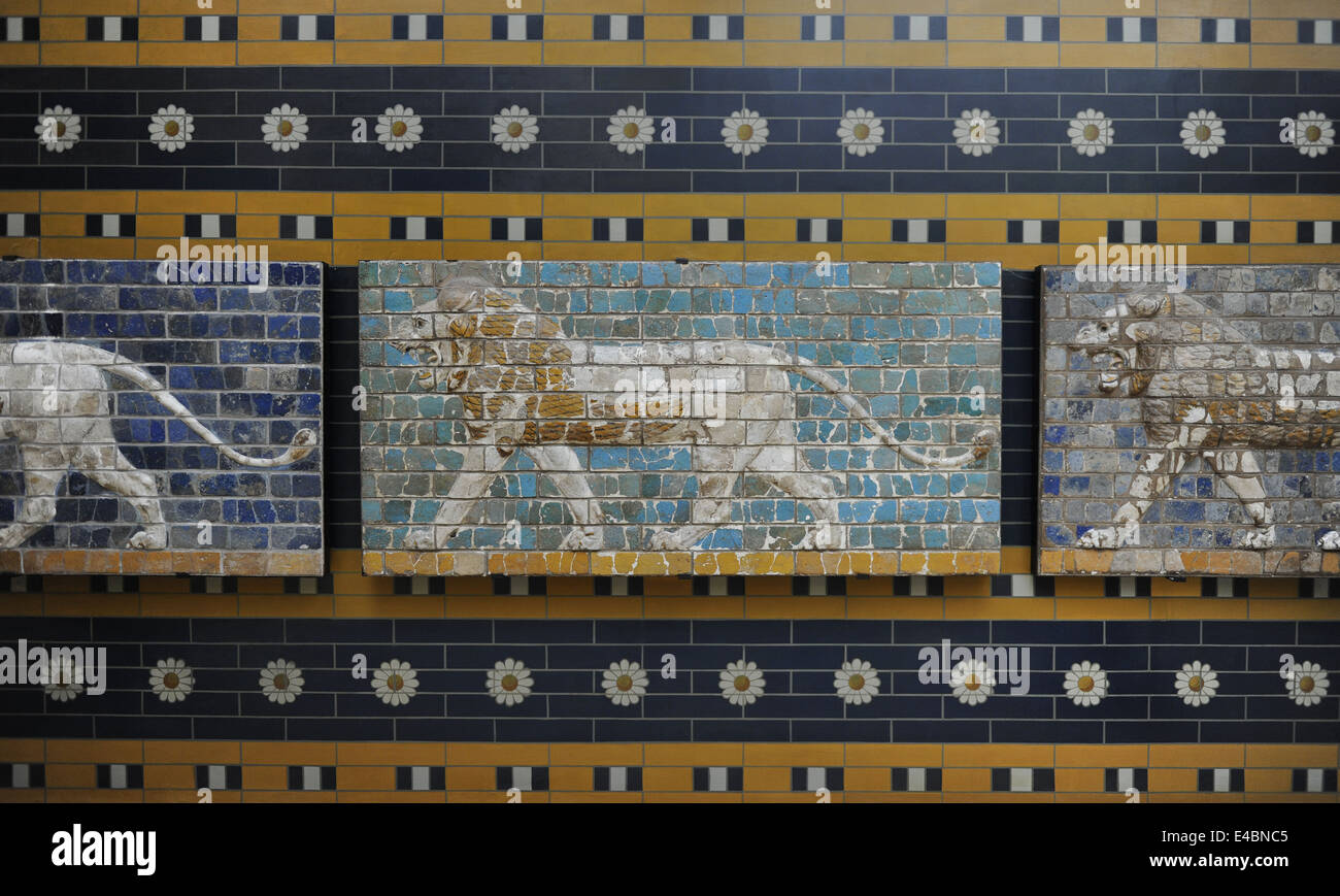 Lion babylon relief nebuchadnezzar ii hi-res stock photography and ...