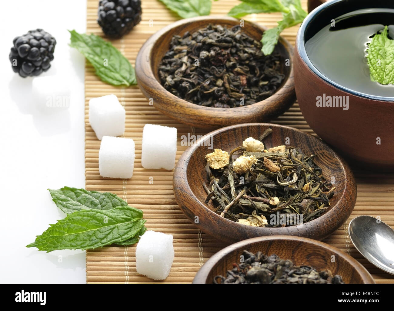 Set mint tea hi-res stock photography and images - Alamy