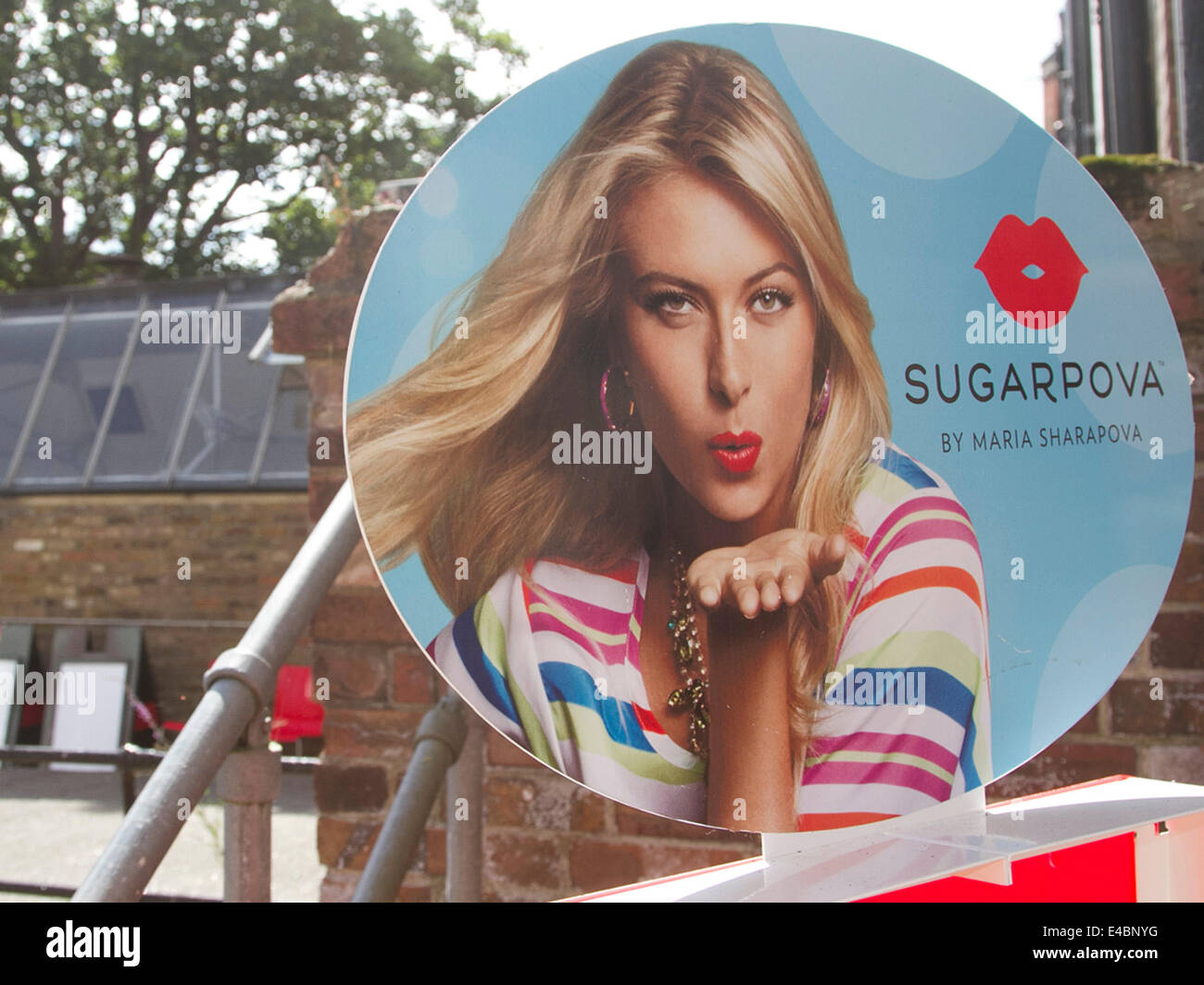 Wimbledon London, UK. 8th July, 2014. The Sugarpova pop up sweet shop ...