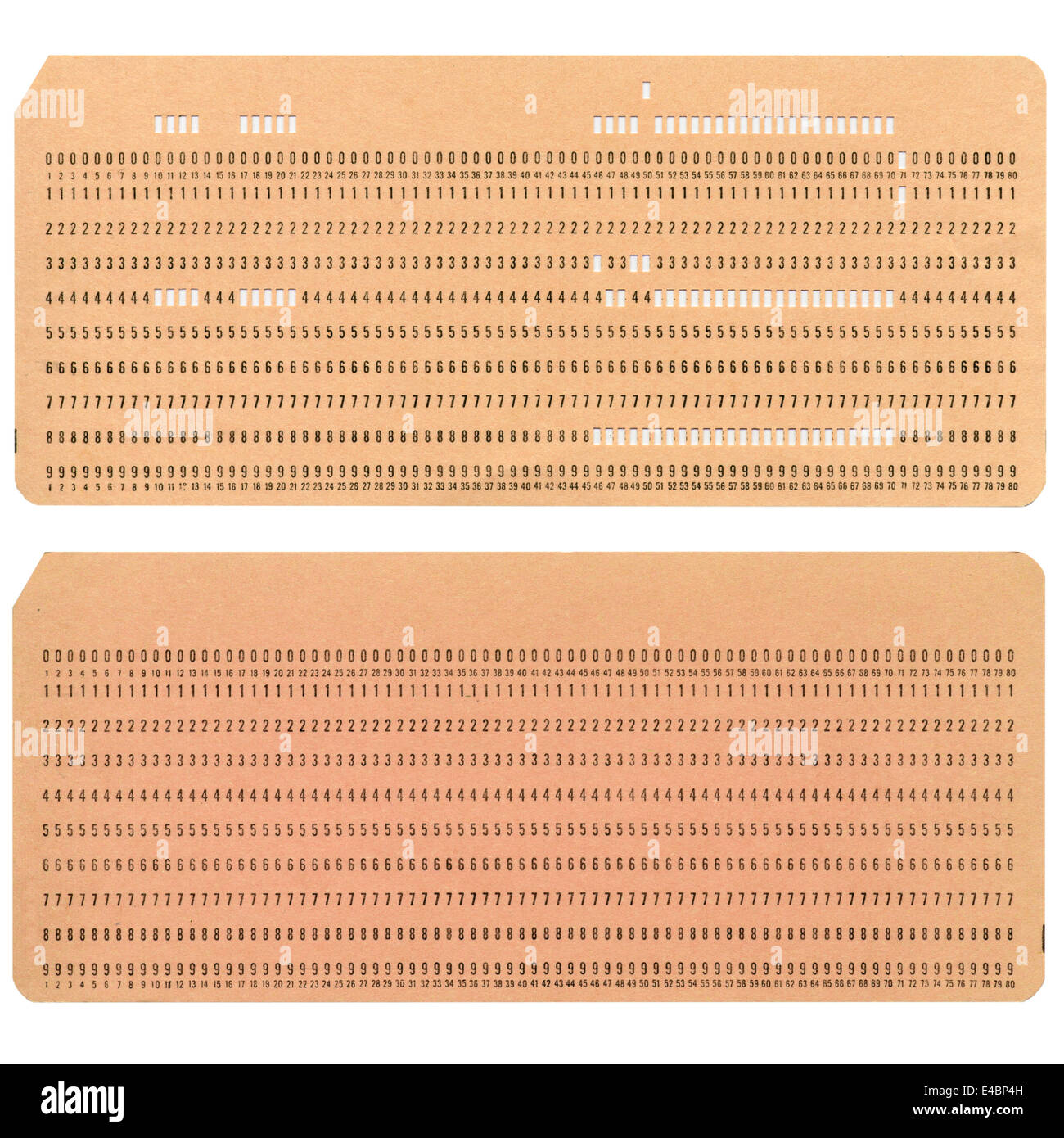 Ibm Punched Card High Resolution Stock Photography and Images - Alamy