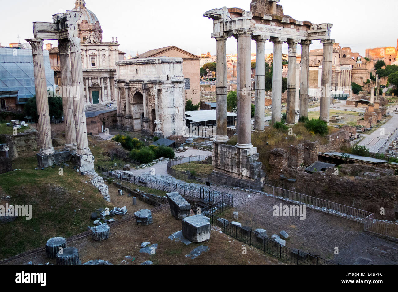The Roman Forum at evening Stock Photo - Alamy