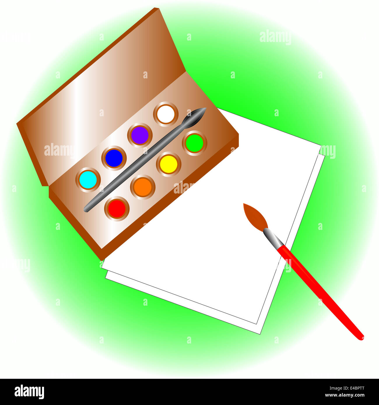 Set for drawing Stock Photo - Alamy