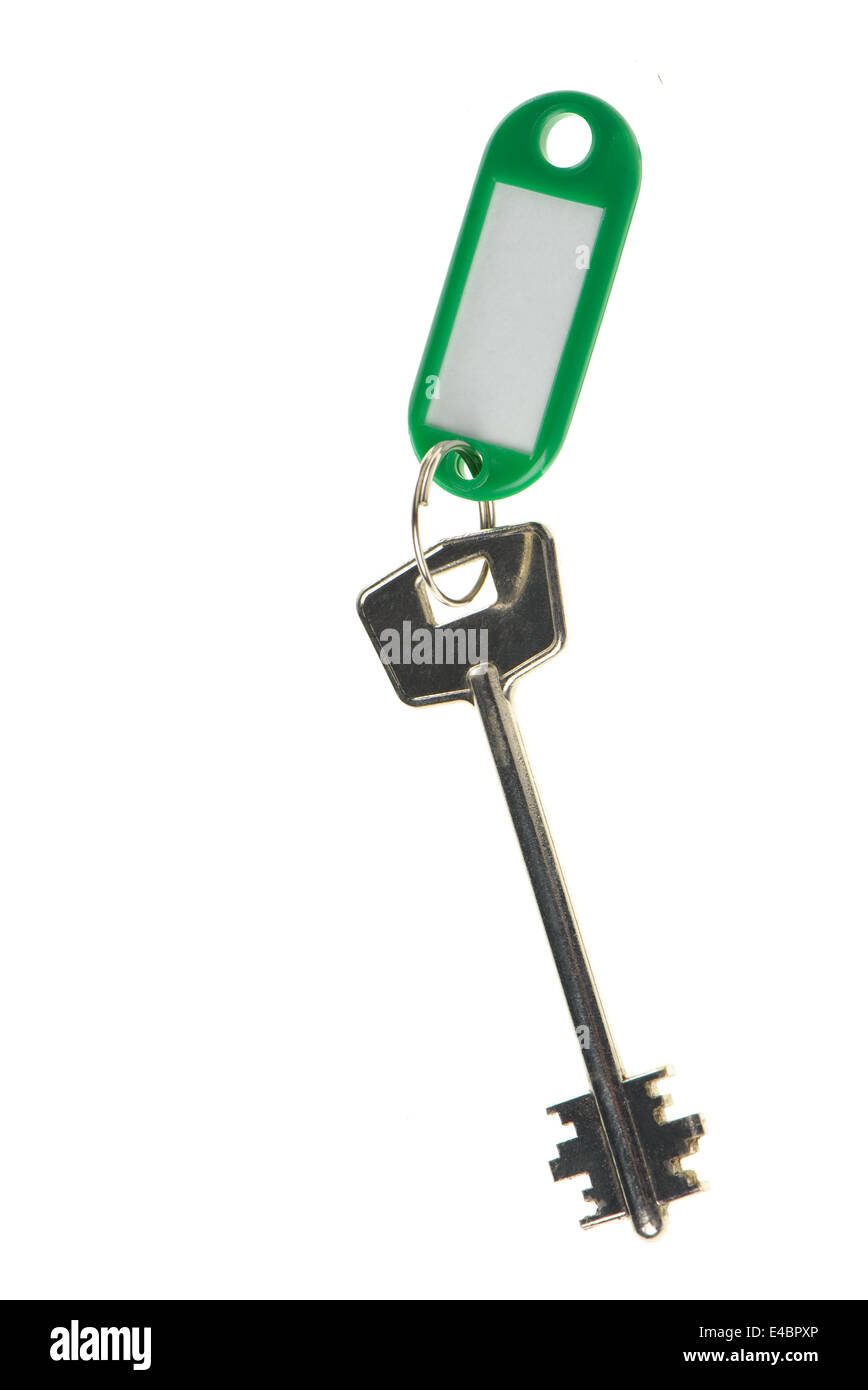 Key with color trinket Stock Photo - Alamy