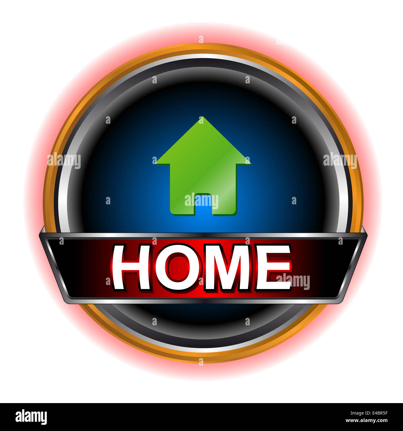 Home web icon Stock Photo - Alamy