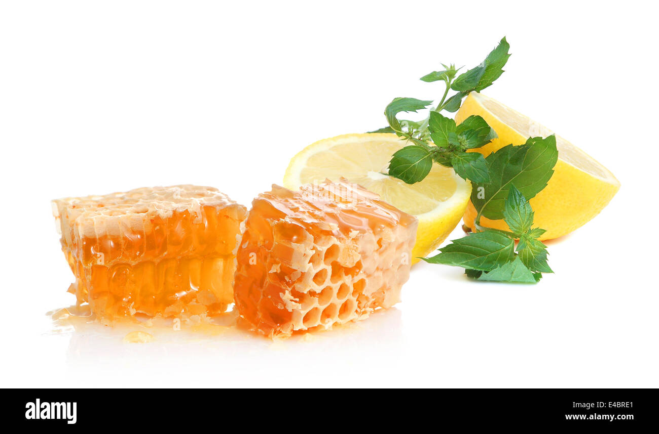 Lime lemon mint leaves Cut Out Stock Images & Pictures - Alamy