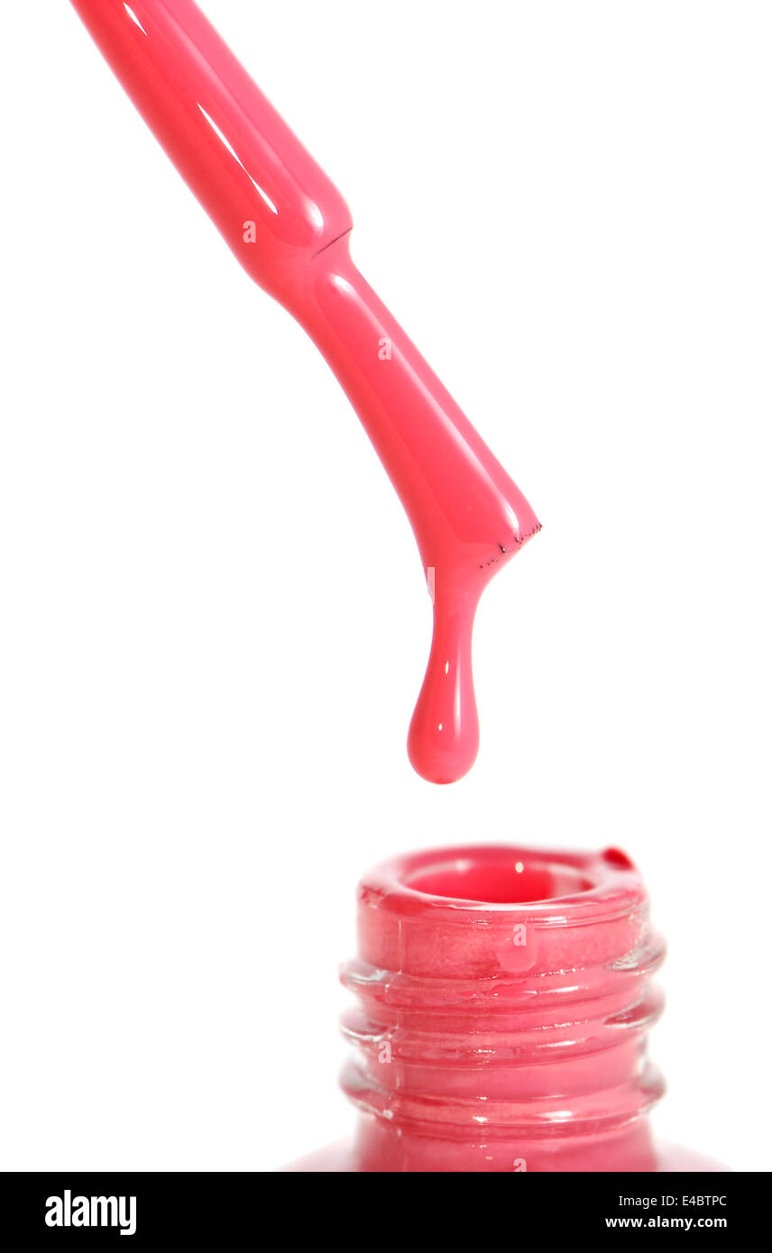 Nail Polish Drop Stock Photo - Alamy