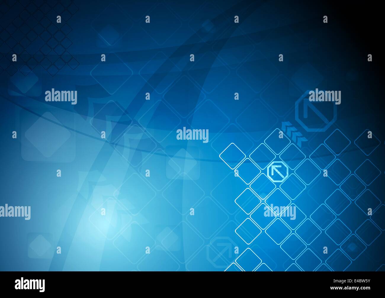 Blue technical design. Vector eps 10 Stock Photo - Alamy