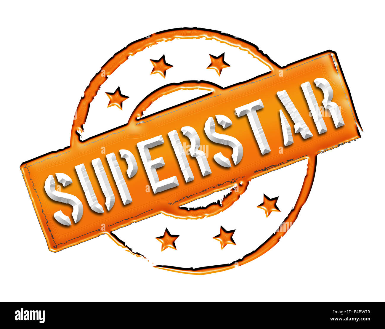 Stamp - SUPERSTAR Stock Photo - Alamy