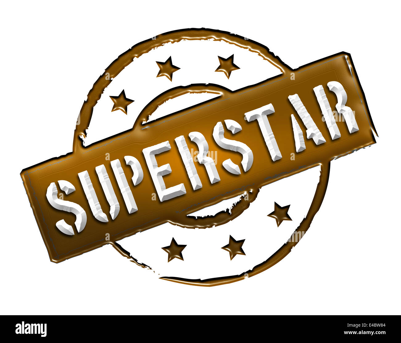 Stamp - SUPERSTAR Stock Photo - Alamy