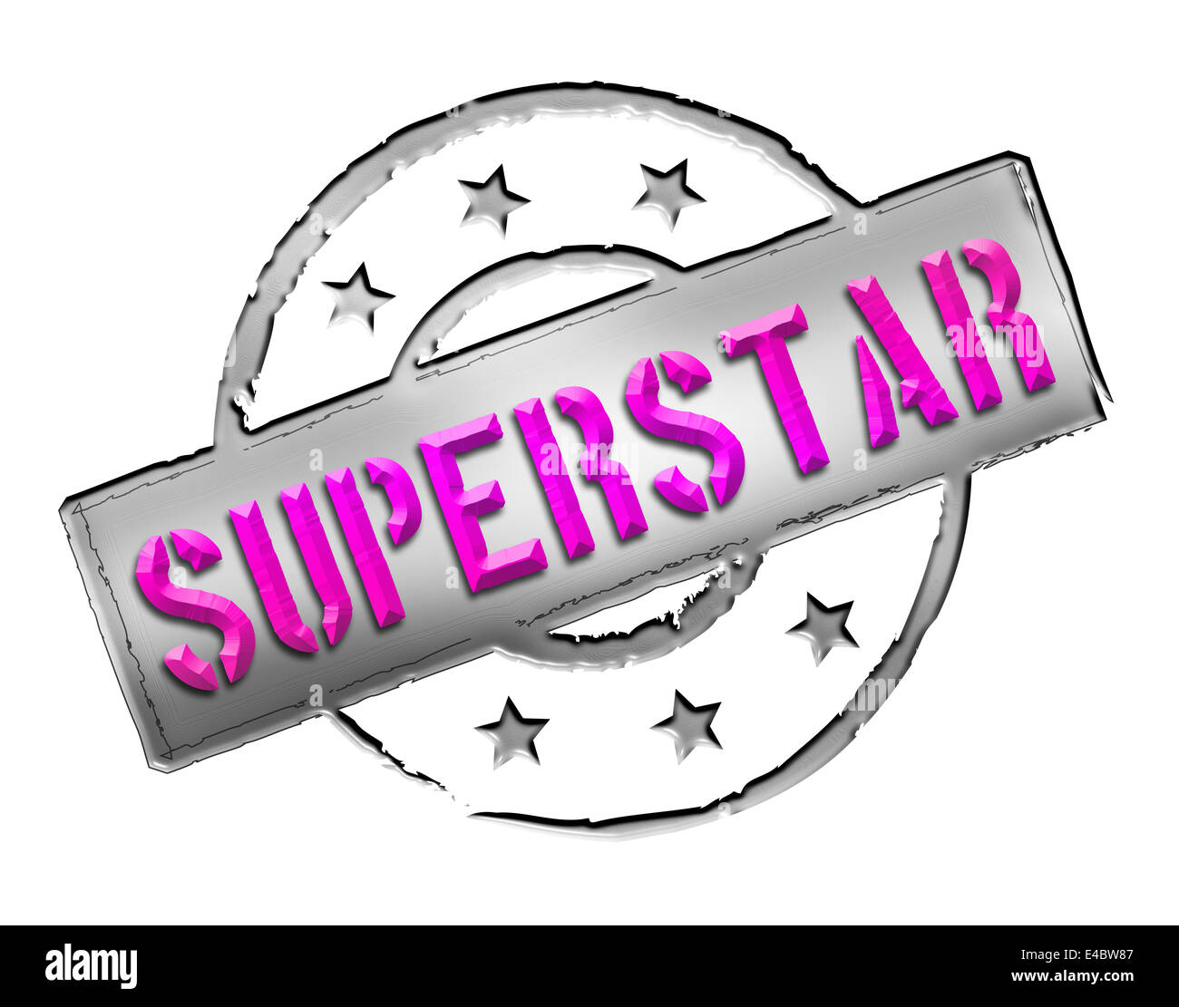 Stamp - SUPERSTAR Stock Photo - Alamy