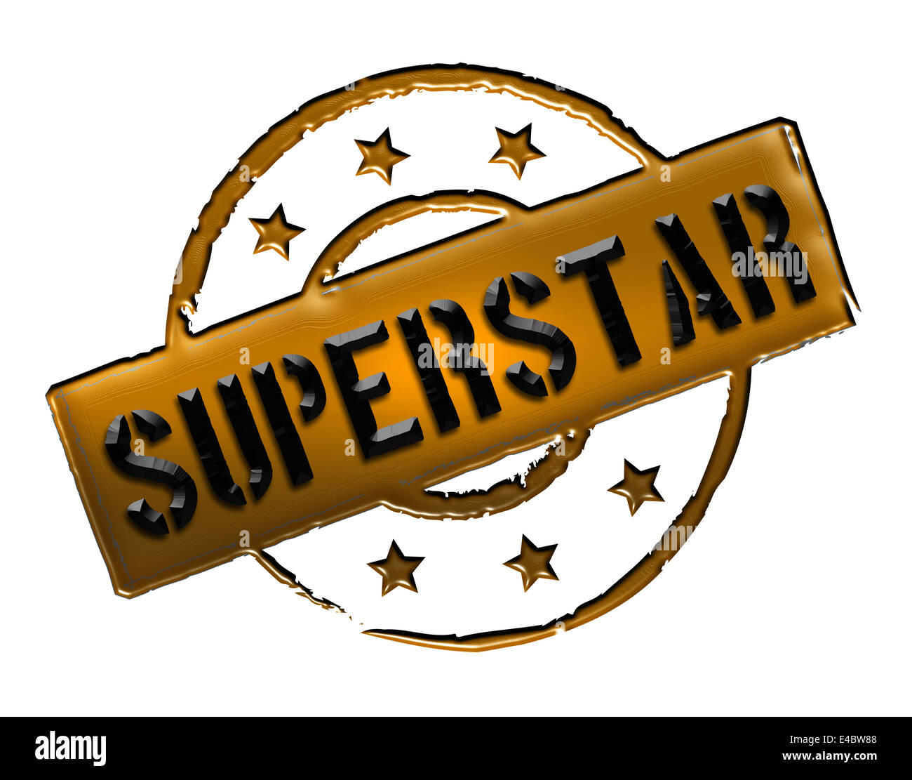 Stamp - SUPERSTAR Stock Photo - Alamy
