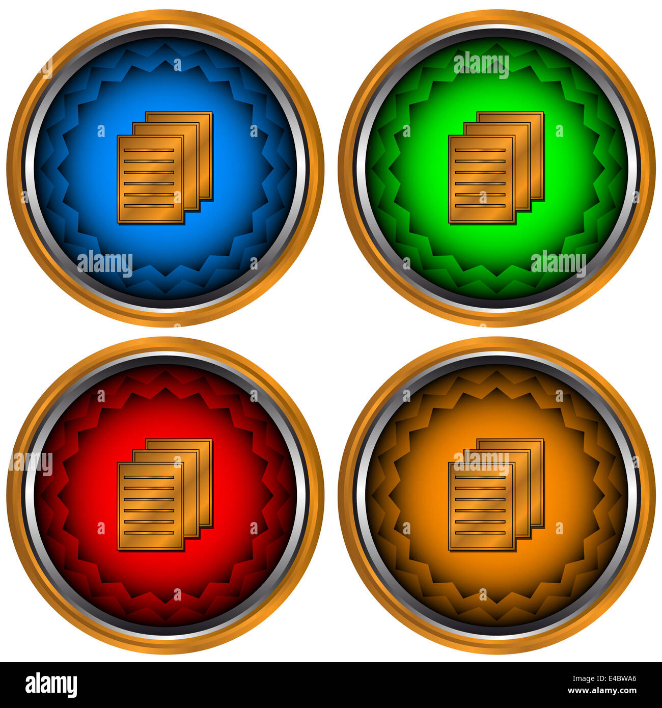 Four web icons Stock Photo - Alamy
