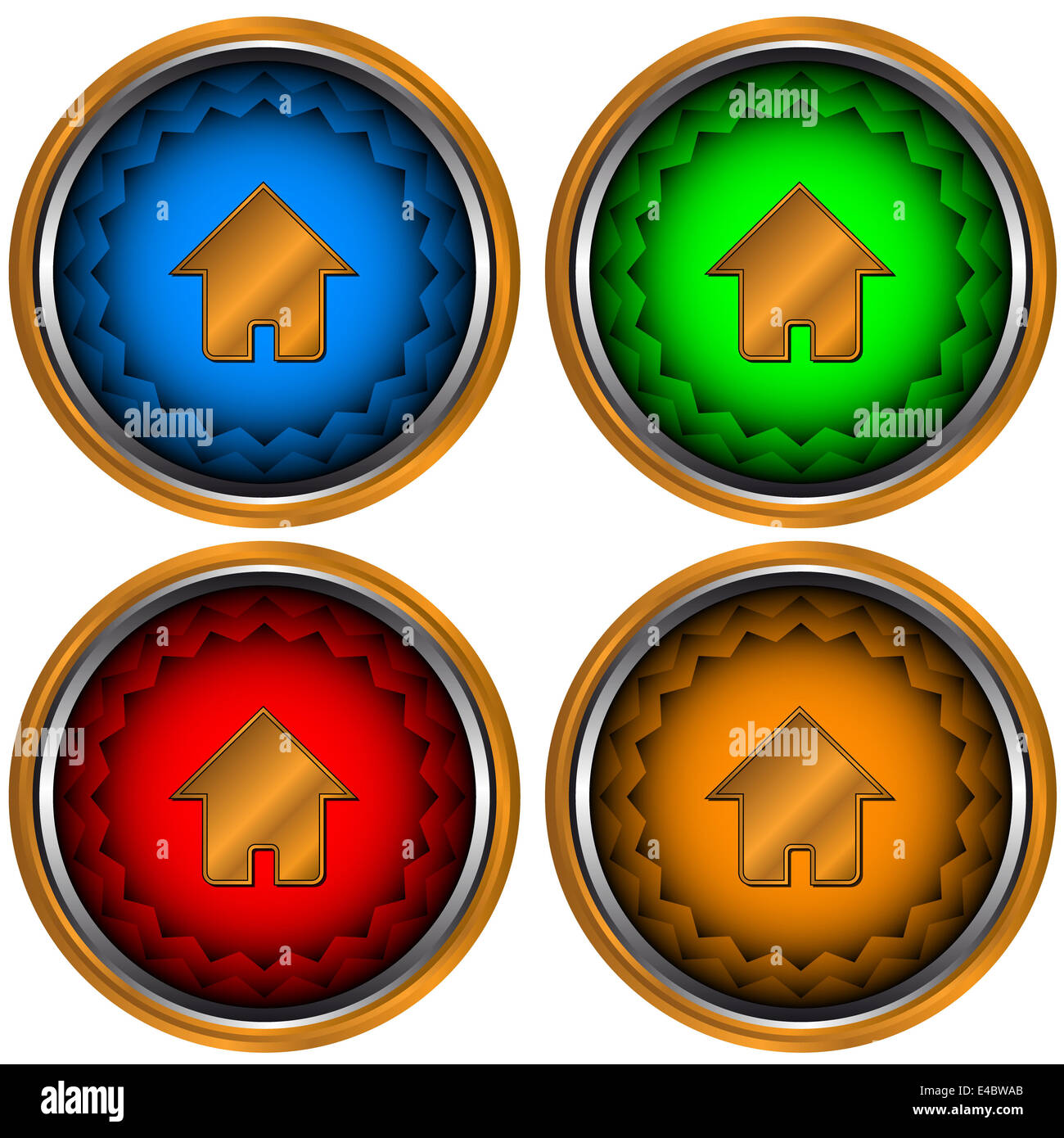 Four web icons Stock Photo - Alamy