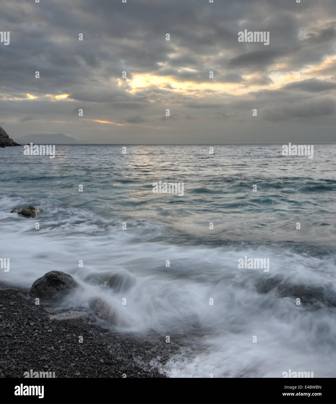 The night sea Stock Photo - Alamy