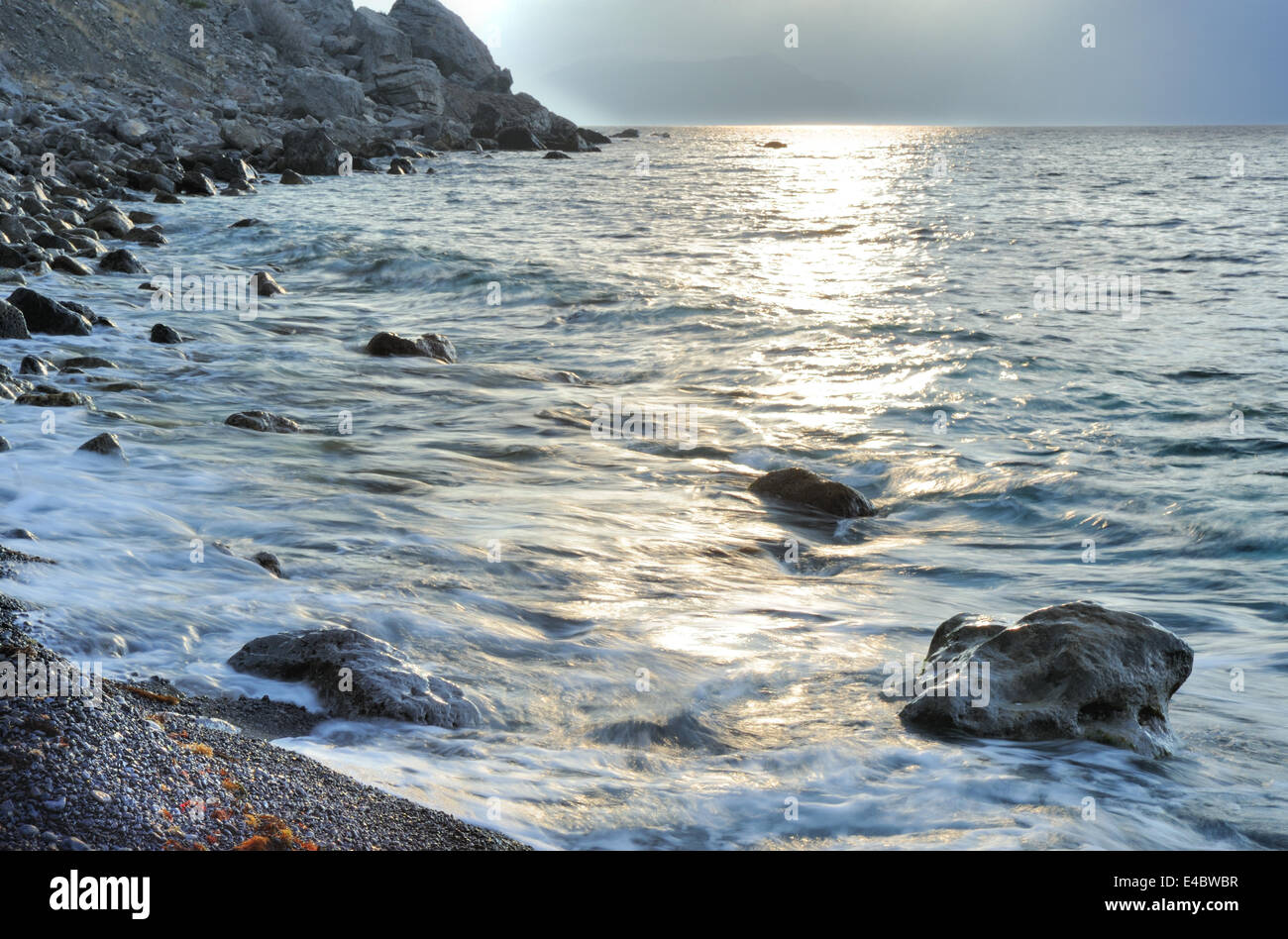 The night sea Stock Photo - Alamy