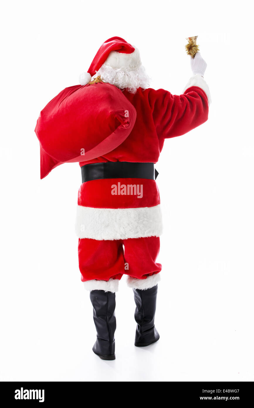 Santa claus back Cut Out Stock Images & Pictures - Alamy