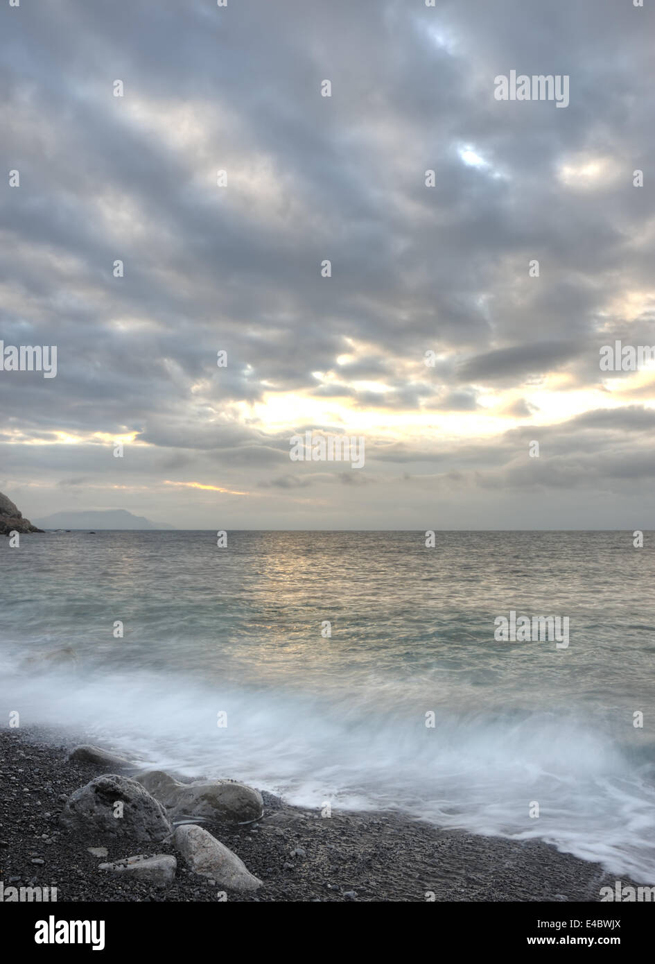 The night sea Stock Photo - Alamy