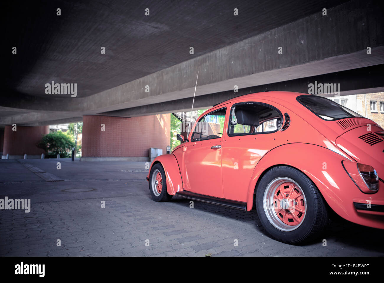 the classic car VW beatle Stock Photo - Alamy