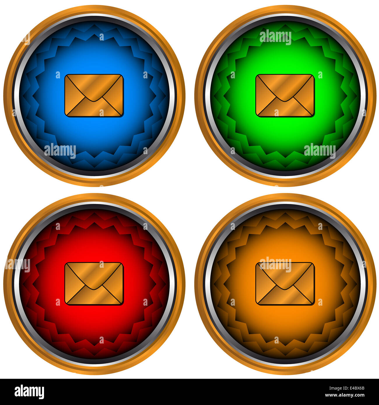 Four web icons Stock Photo - Alamy