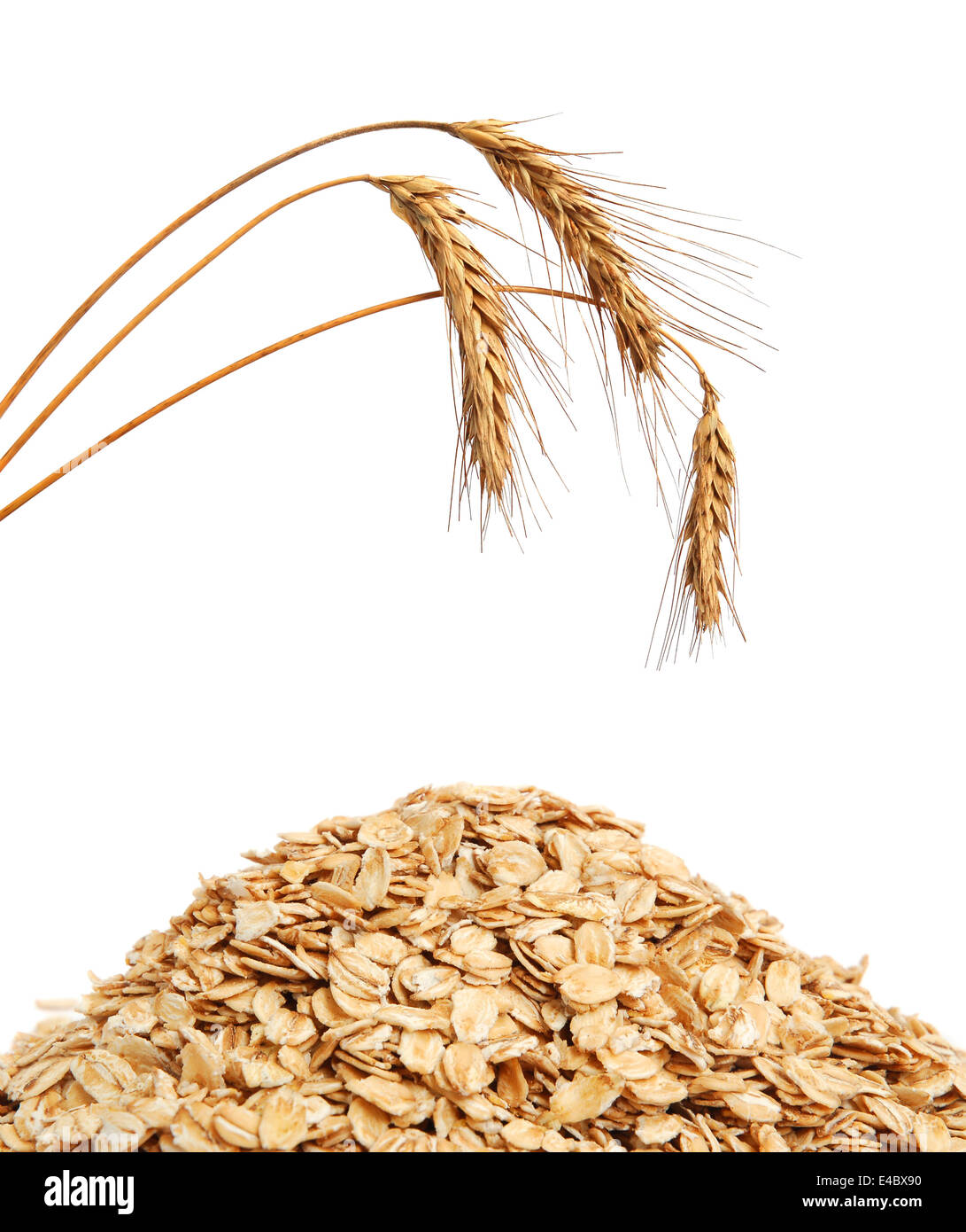 Cereal flakes and wheat Stock Photo - Alamy