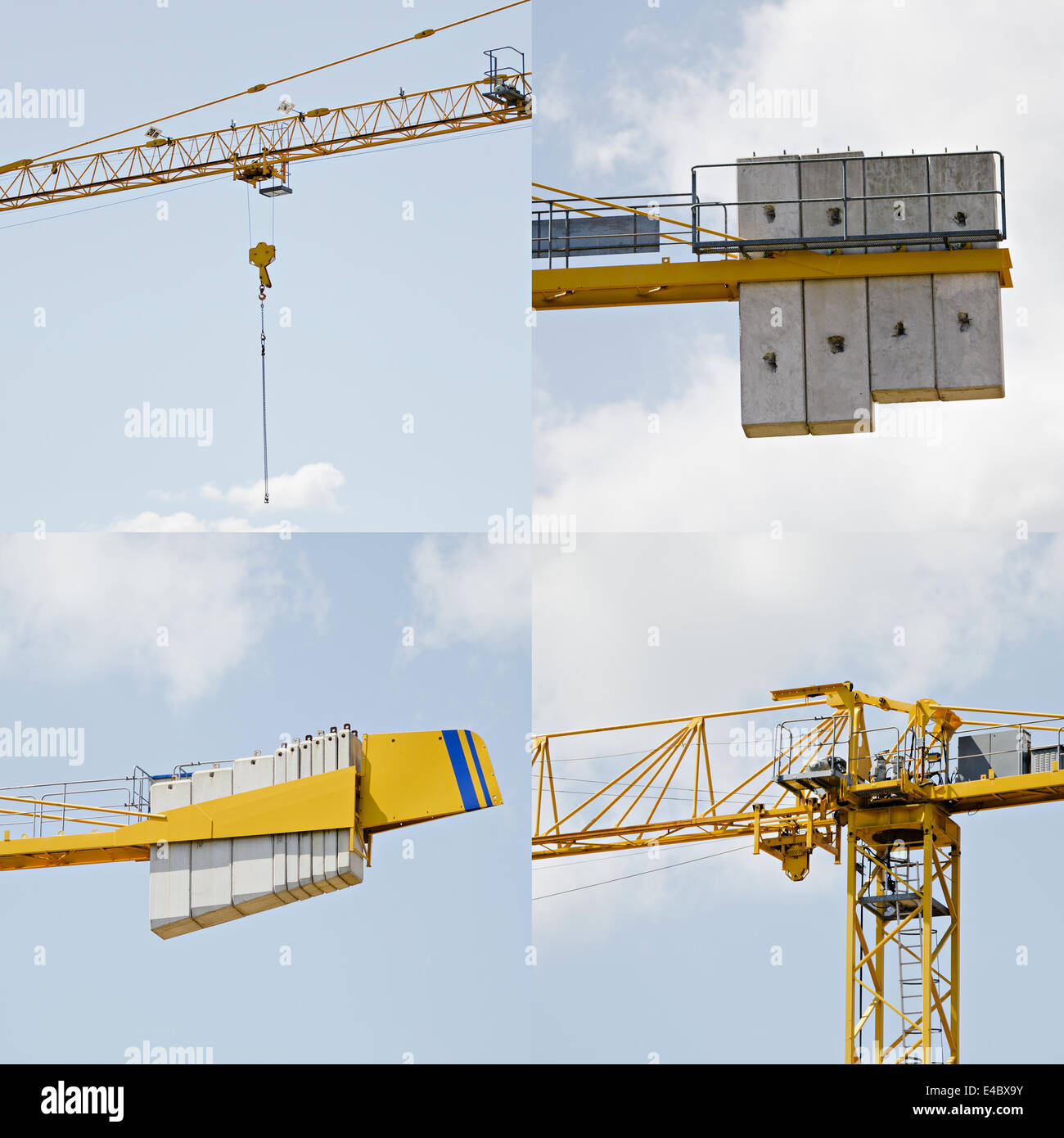 Details of a crane on a construction site Stock Photo - Alamy