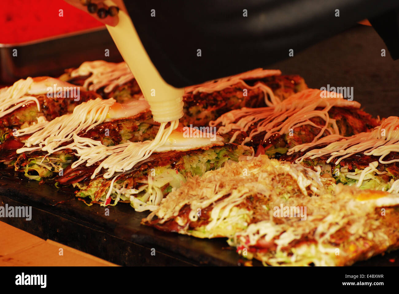 Japanese food cooking Stock Photo - Alamy