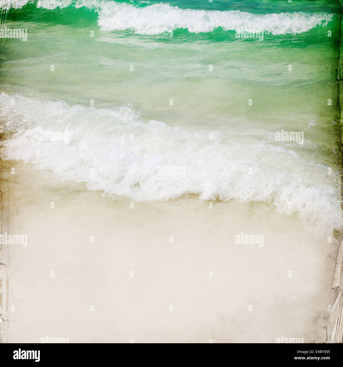 Dream Beach Grunge Background Stock Photo - Alamy