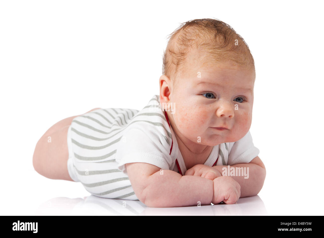 Adorable baby boy isolated Stock Photo - Alamy