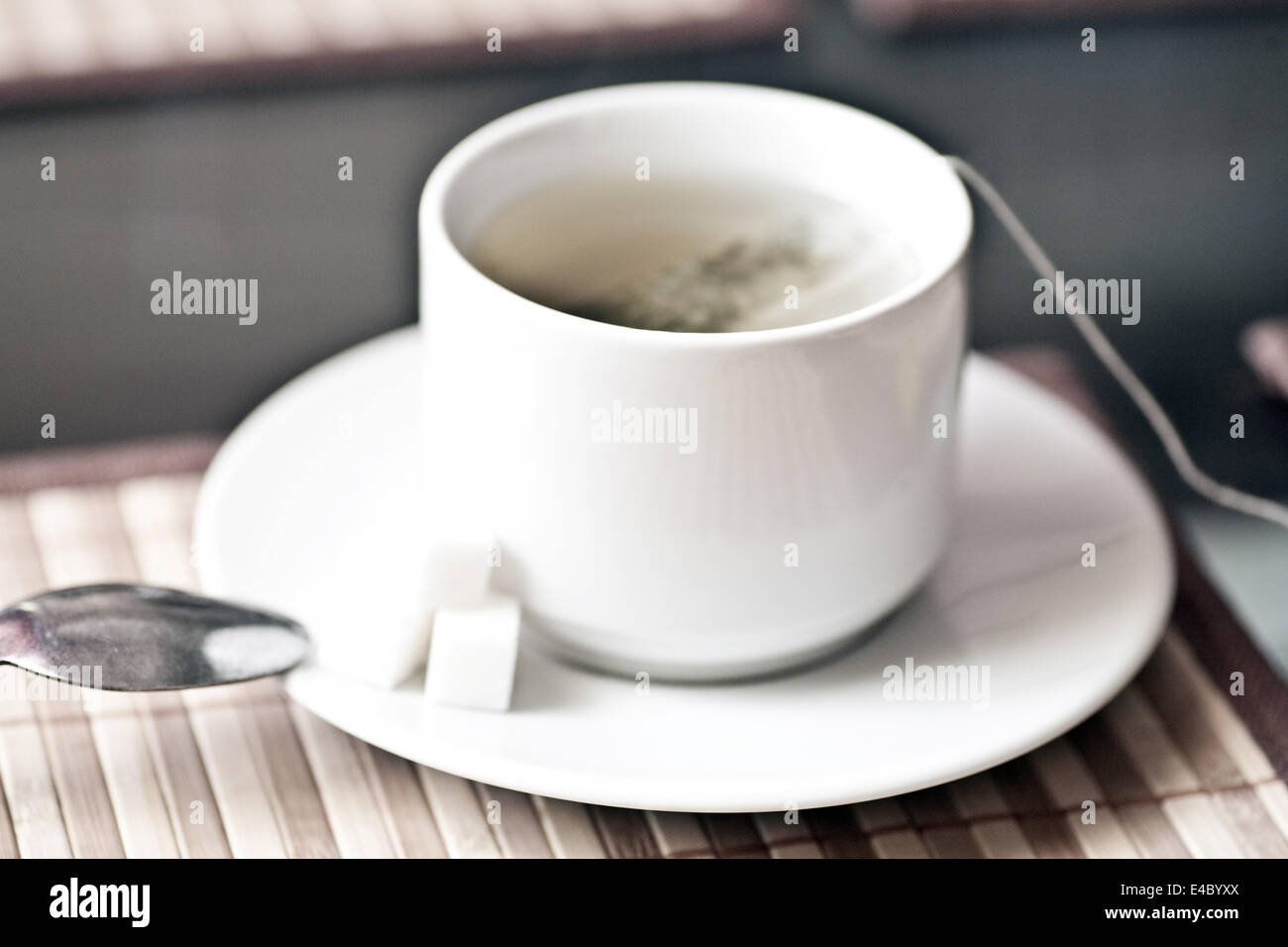Perfect white tea cup Stock Photo - Alamy