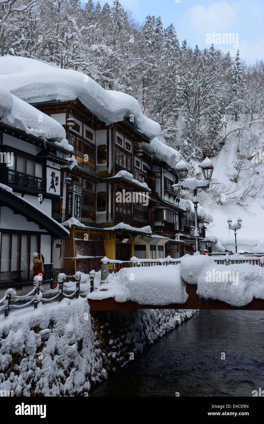Ginzan onsen hi-res stock photography and images - Alamy