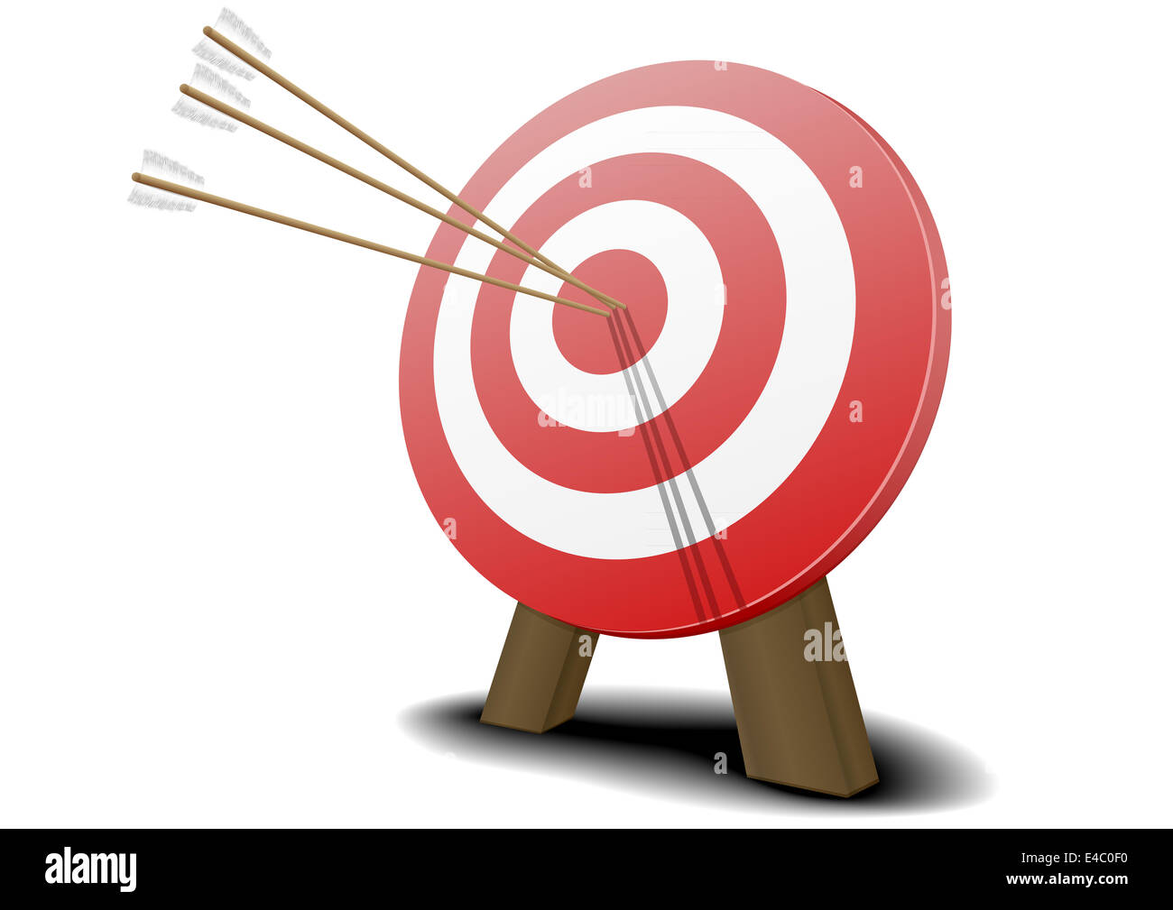 target with arrows Stock Photo - Alamy
