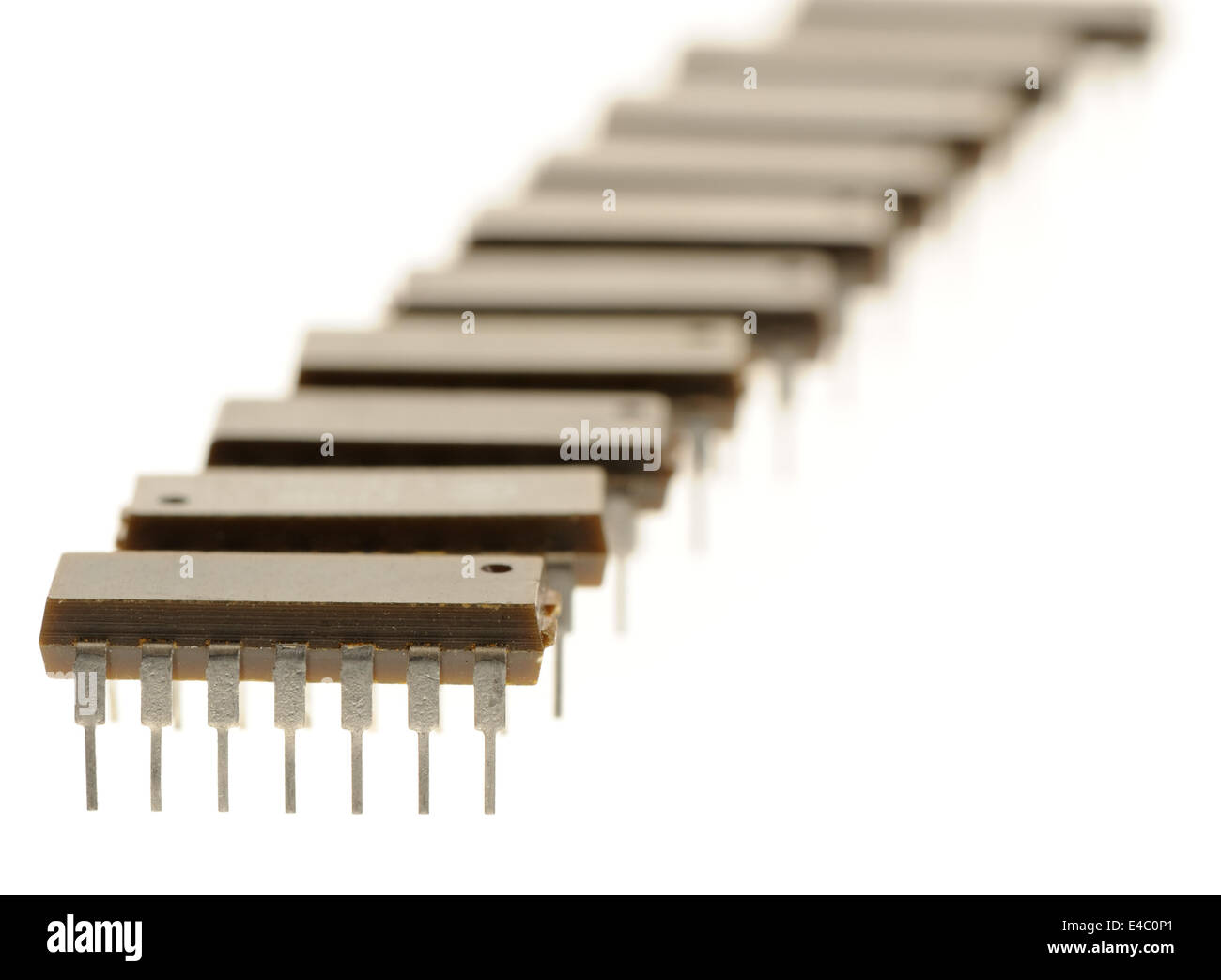 Selicone chip perspective view Cut Out Stock Images & Pictures - Alamy