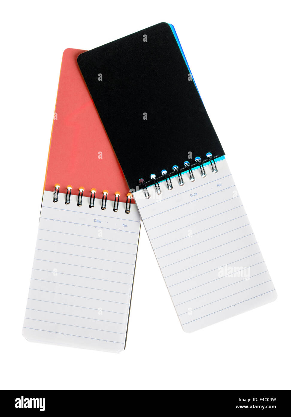 Two open notebook on Cut Out Stock Images & Pictures - Alamy