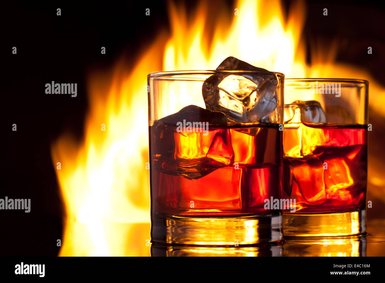 Whisky fire hi-res stock photography and images - Alamy
