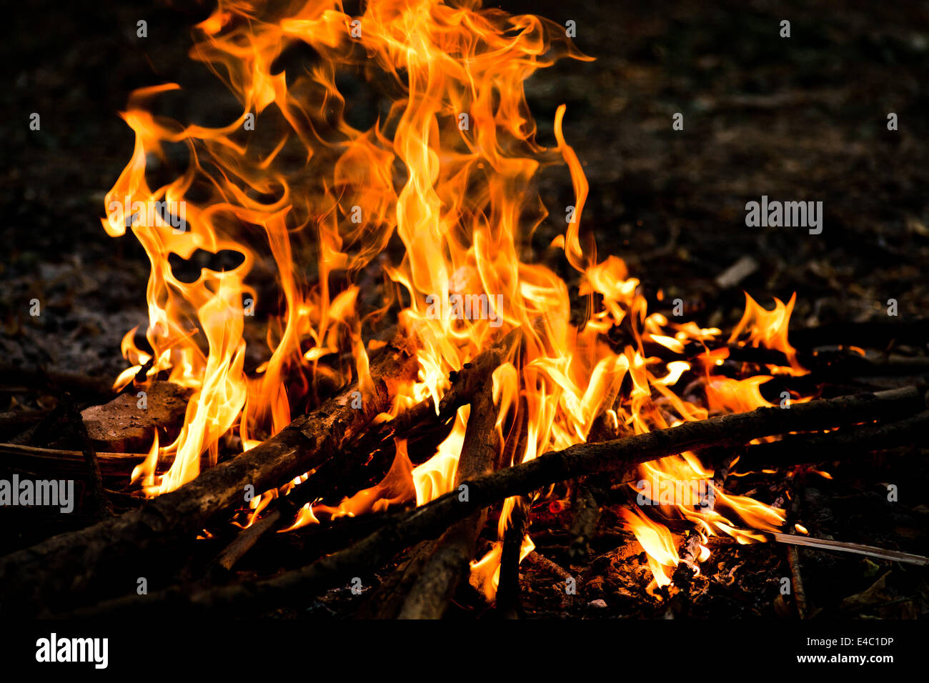 Burning flames for detail background Stock Photo - Alamy