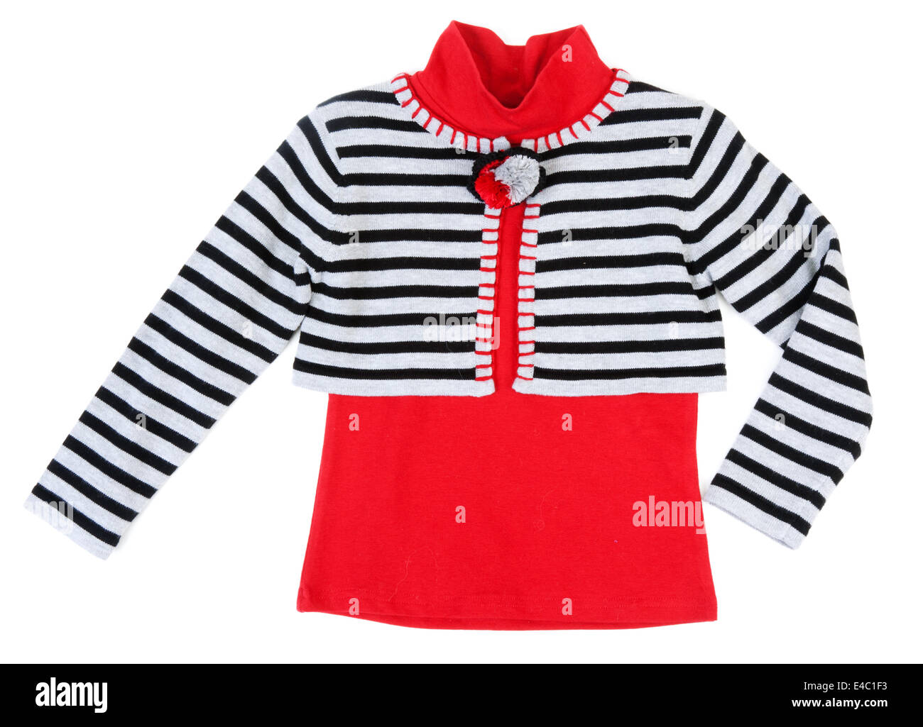 Stripe shirt red Cut Out Stock Images & Pictures - Alamy