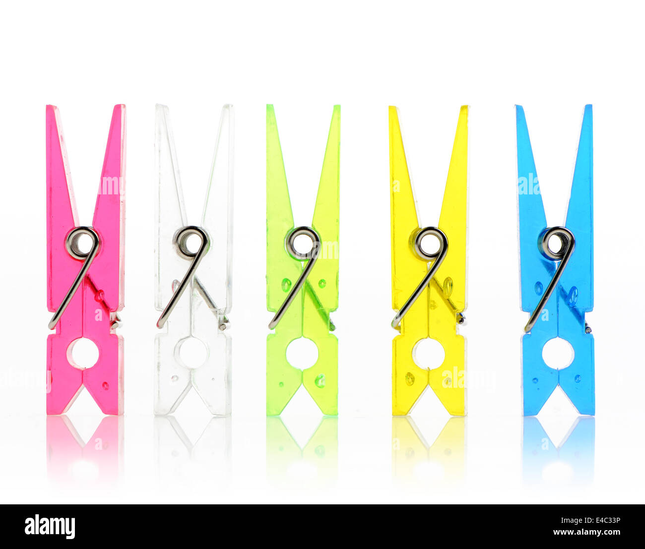 Color a clothespin Stock Photo - Alamy