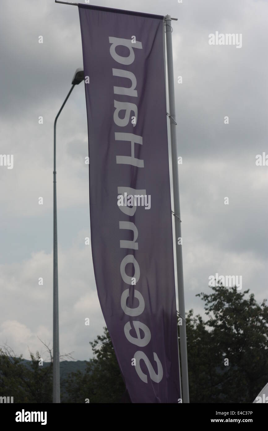 Second hand banner Stock Photo - Alamy