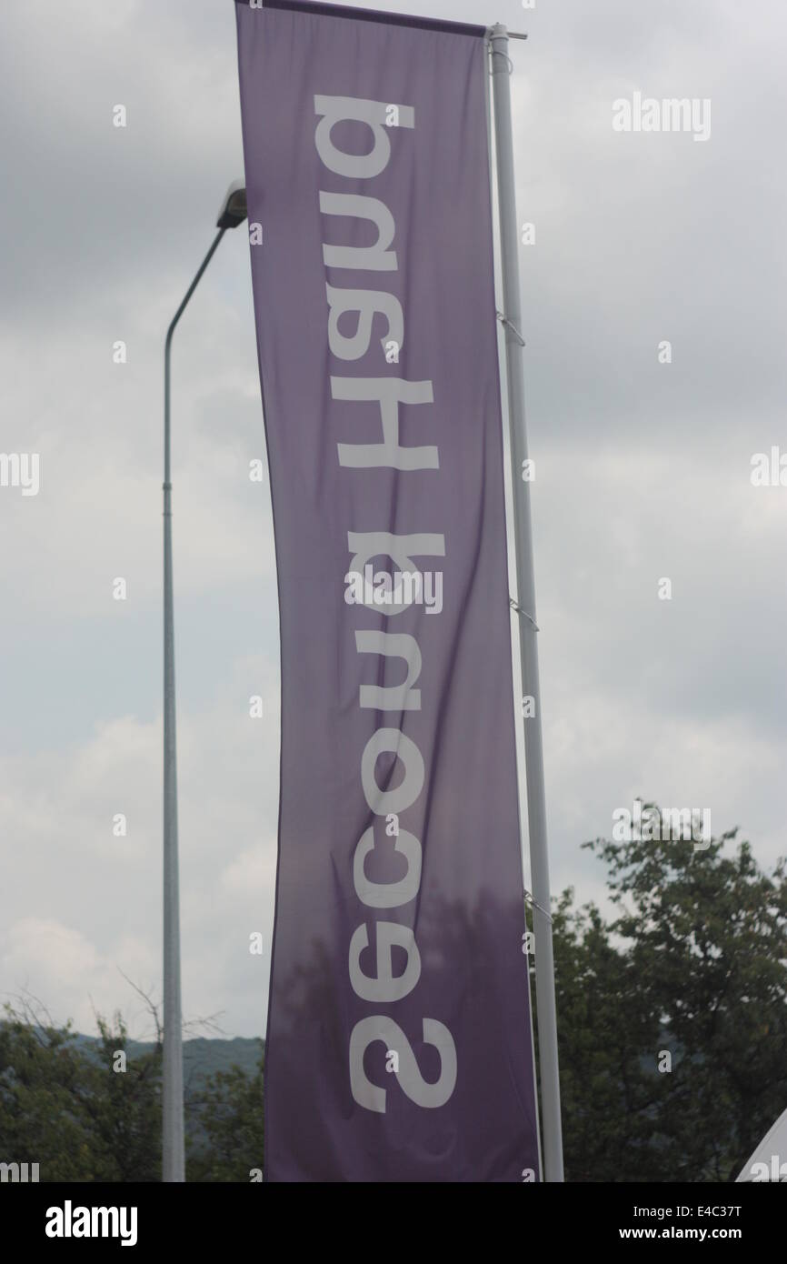 Second hand banner Stock Photo - Alamy