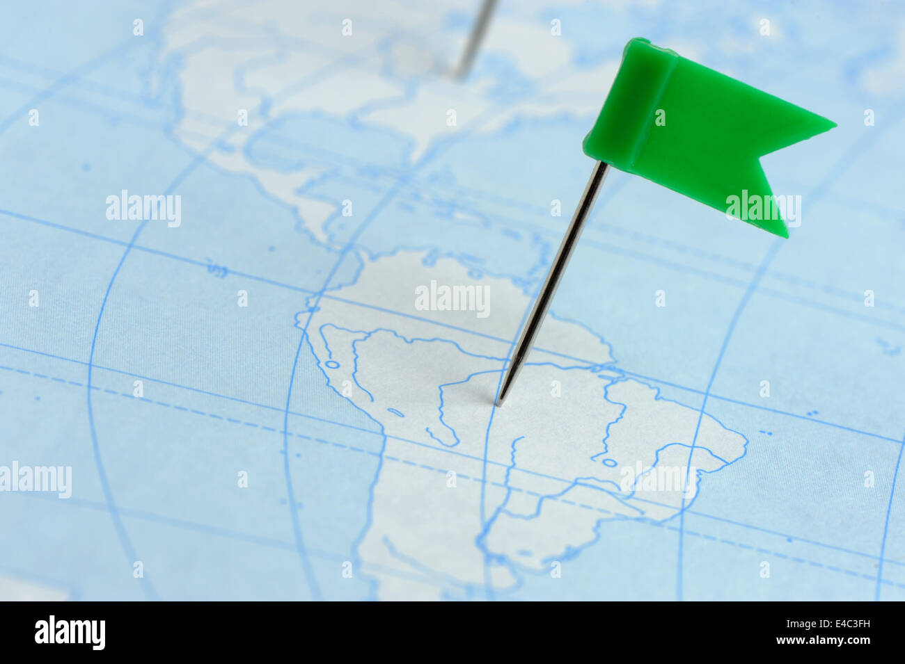 Green road map hi-res stock photography and images - Alamy