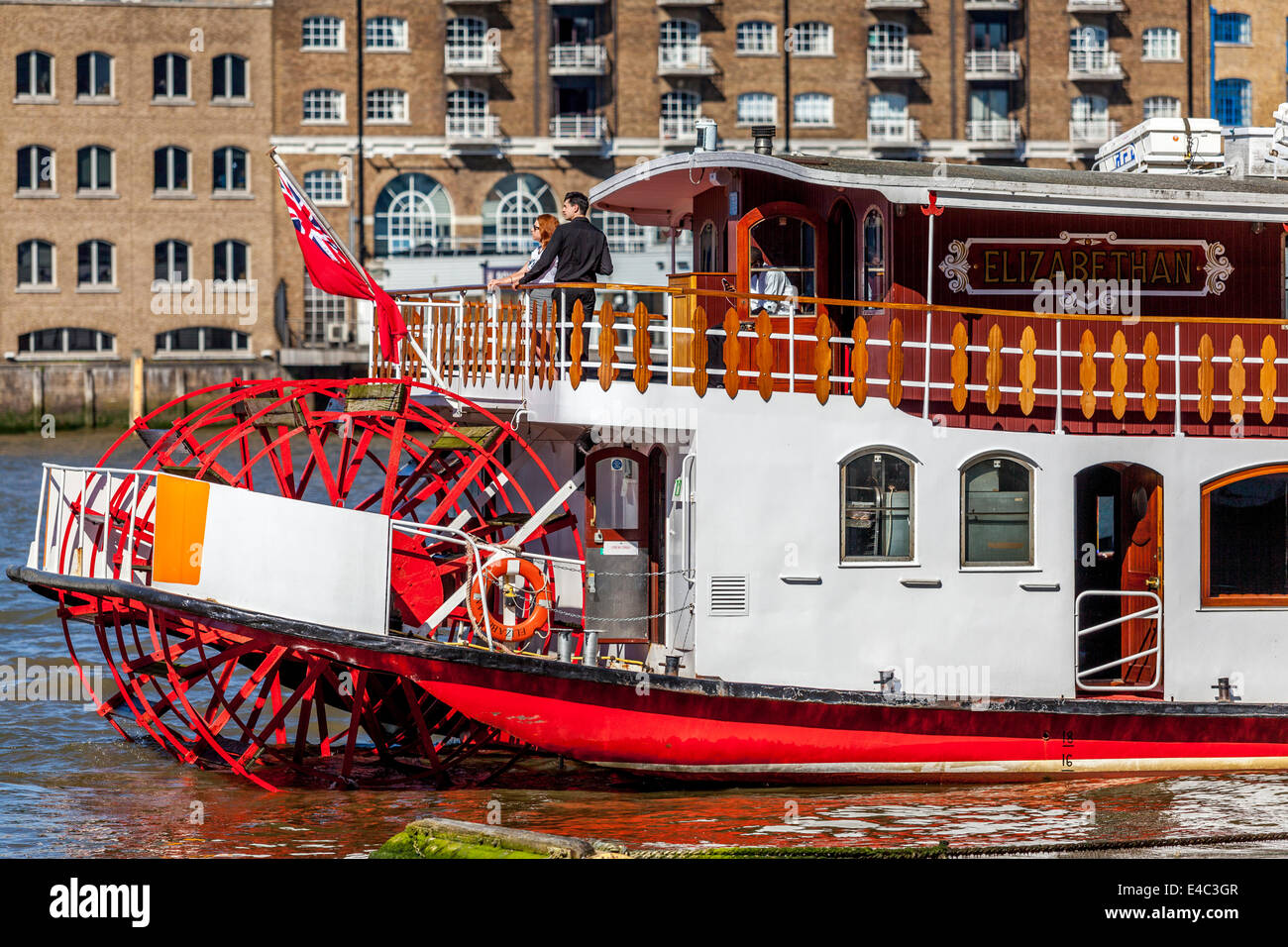 'The Elizabethan' River Thames Cruise Boat, London, England Stock Photo ...