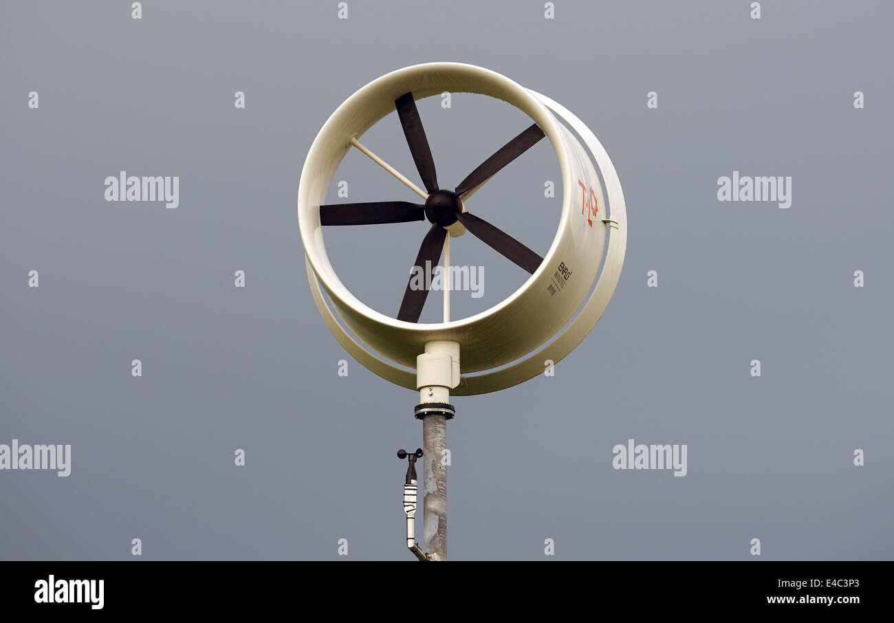 T4L Enflo Windtec 0110 micro wind turbine Stock Photo - Alamy