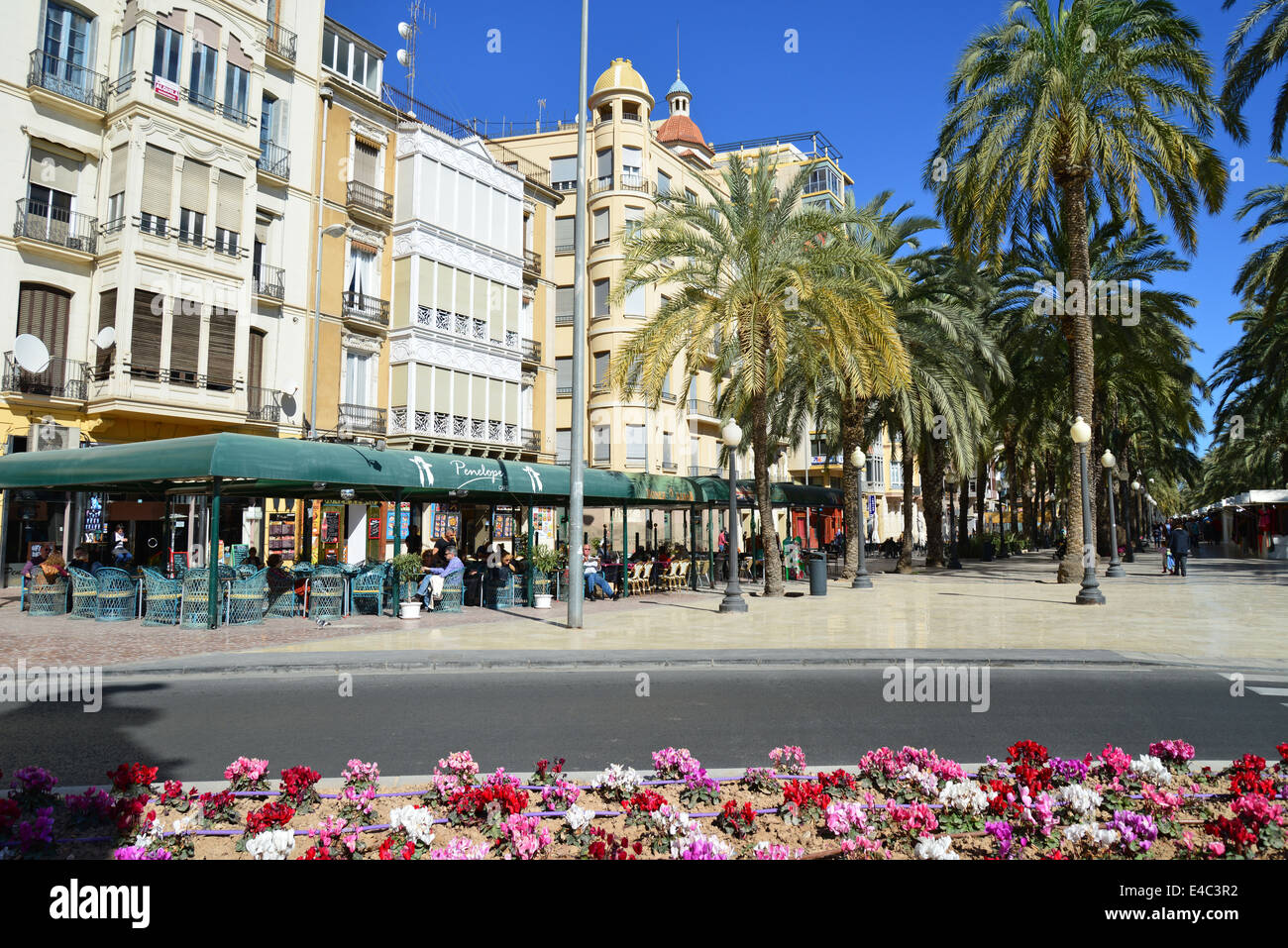 Penelope Cafe, Explanada de España, Alicante, Costa Blanca, Alicante ...