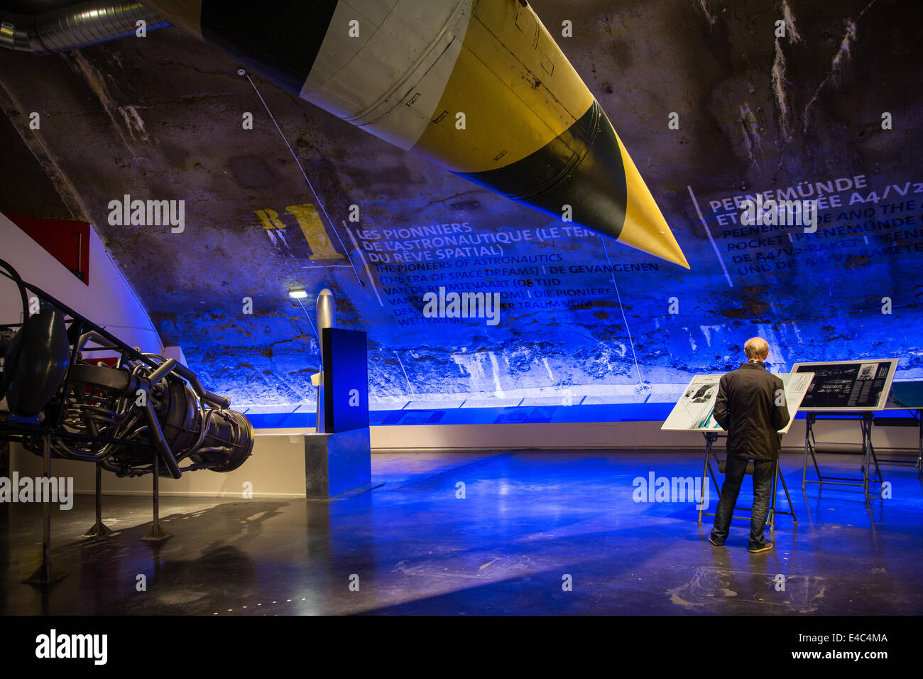 La Coupole, a Second World War bunker complex in the Pas-de-Calais ...
