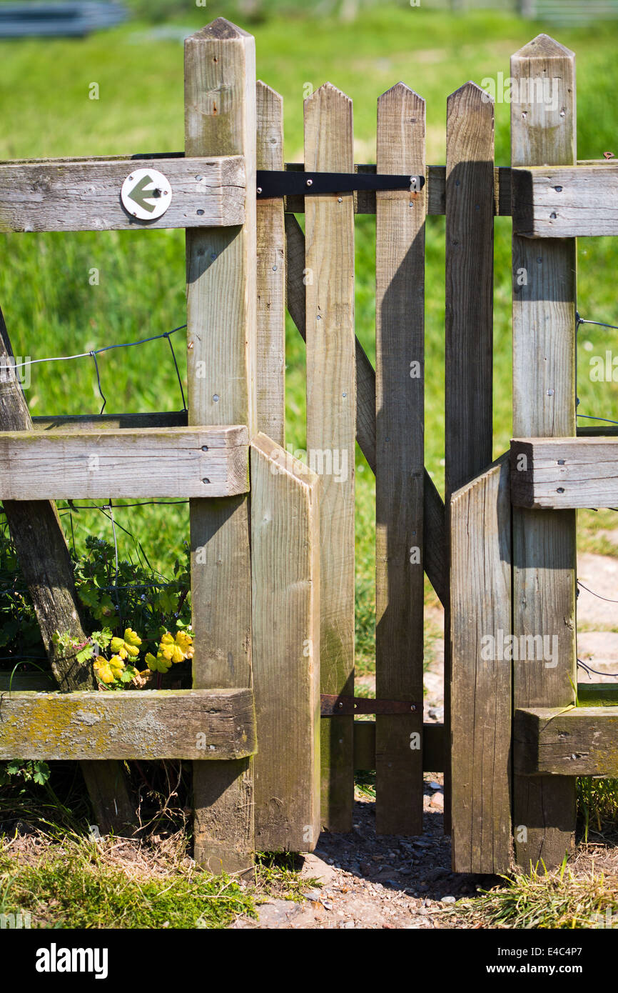 Narrow gate. Acle. Norfolk Broads England UK Stock Photo - Alamy