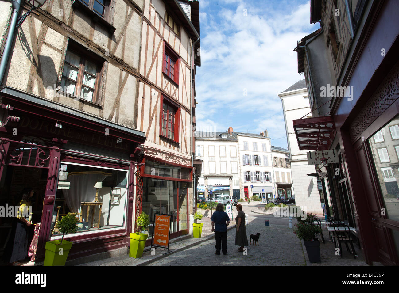 Village de la Boucherie, Limoges, Haute-Vienne, Limousin region, West ...