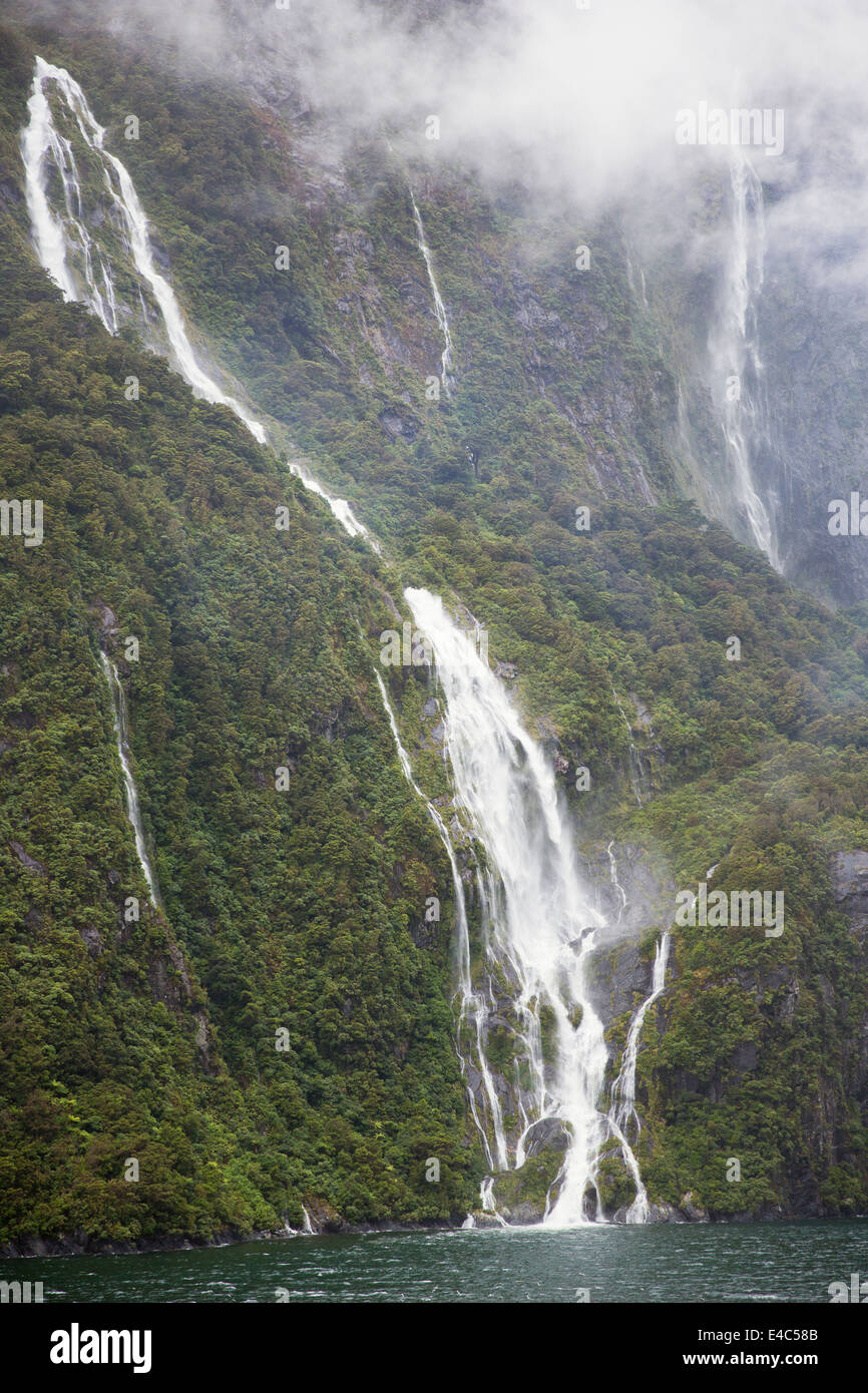 Waterfalls after a long rain Stock Photo - Alamy