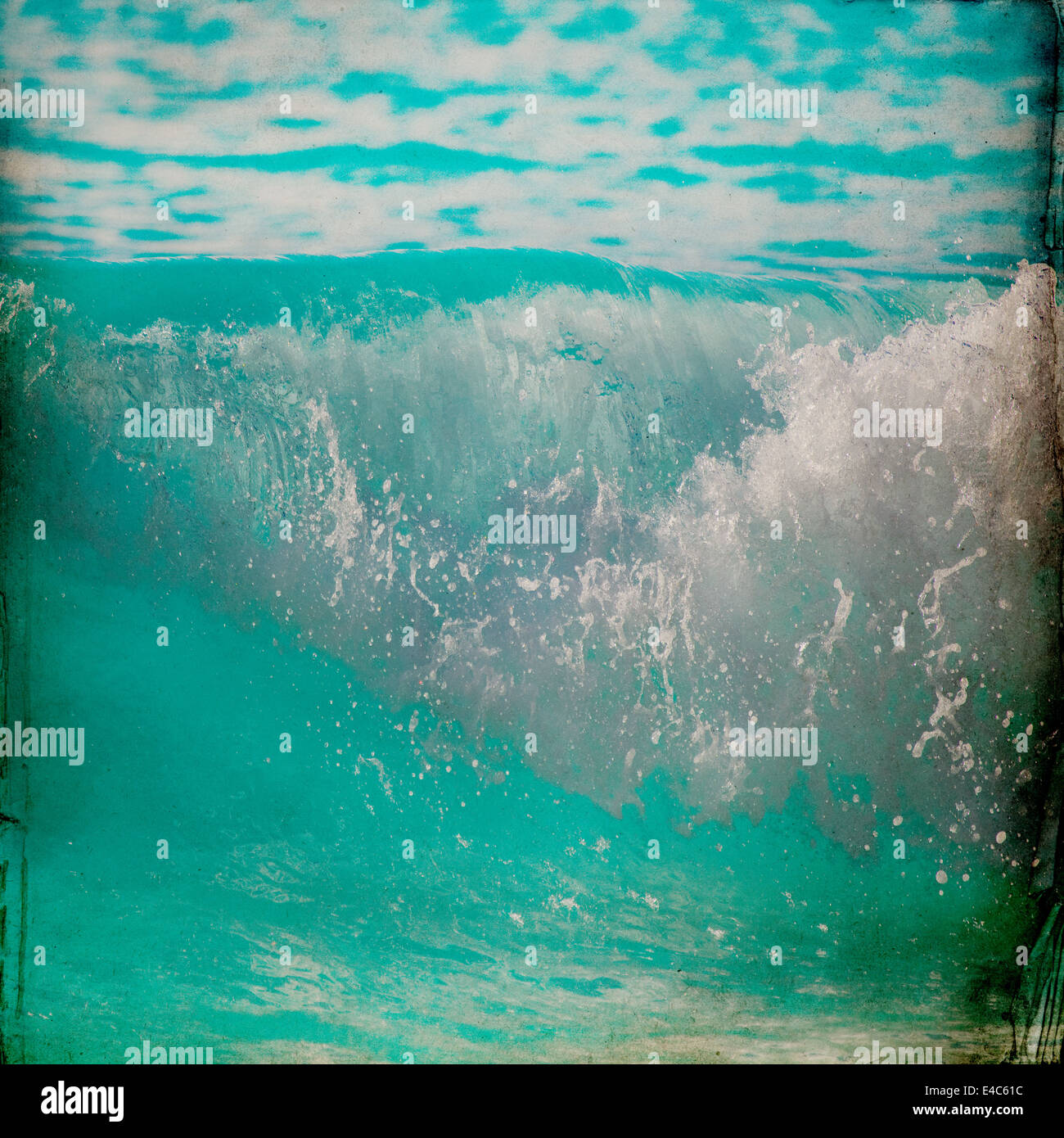 wave grunge background design Stock Photo - Alamy