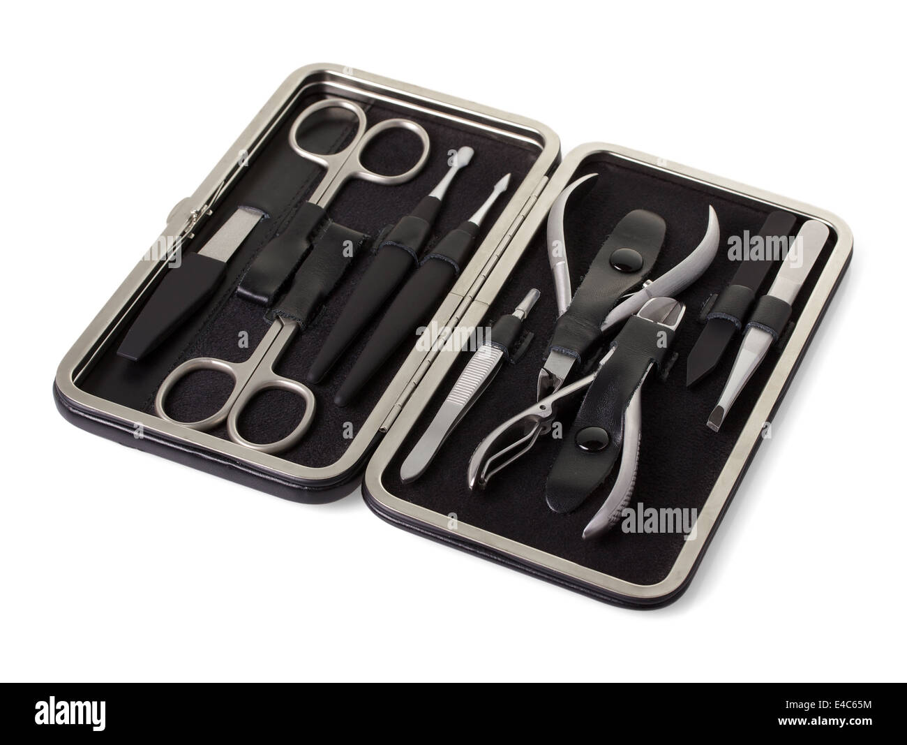 Set of manicure instruments, isolate on white background Stock Photo ...